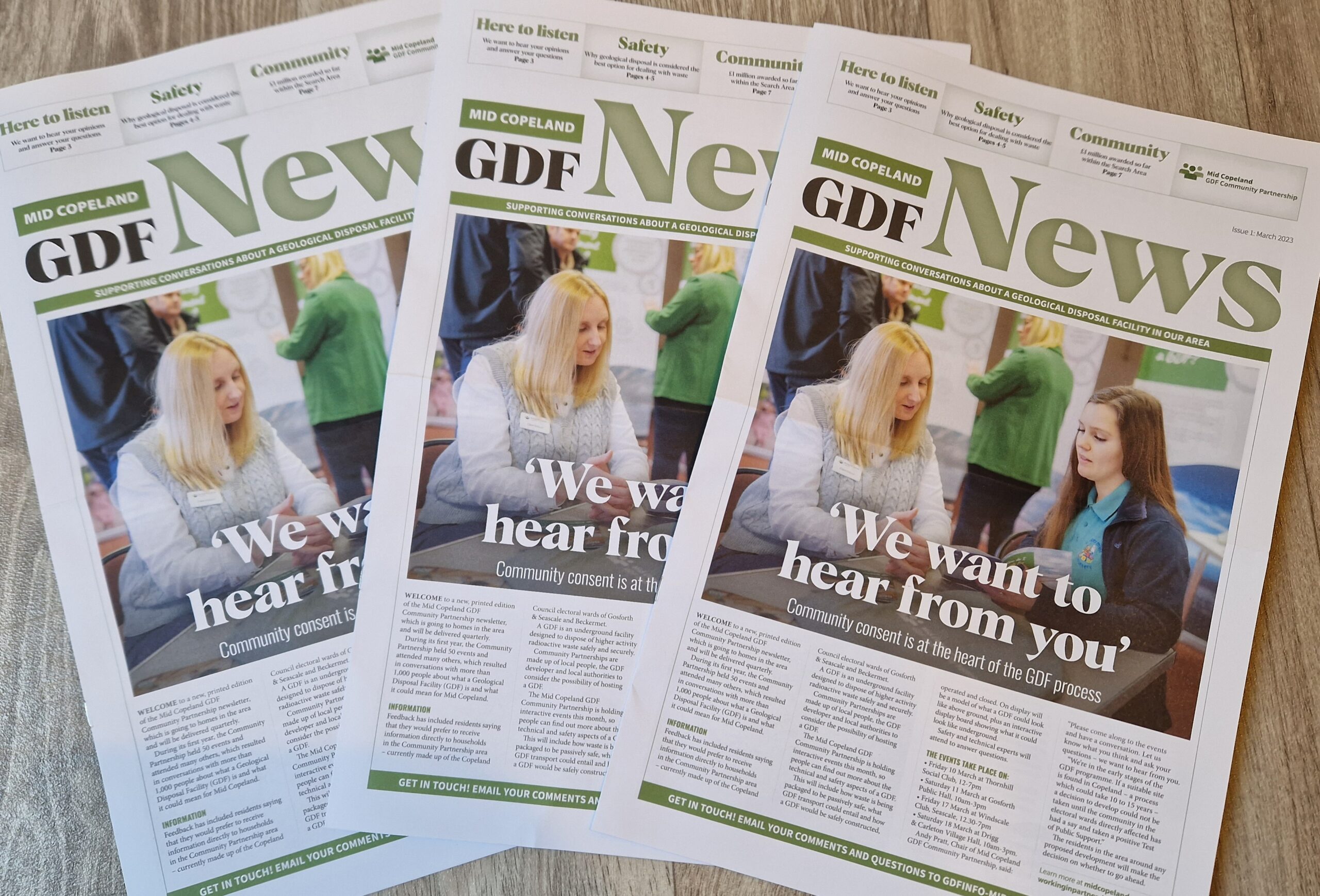 First GDF News for Mid Copeland delivered this week